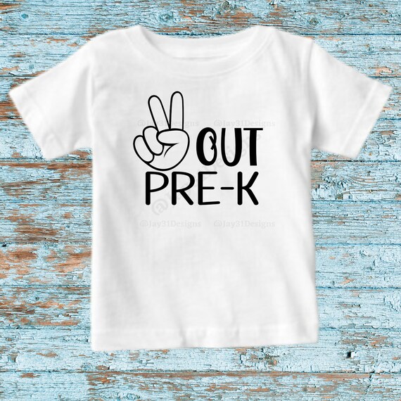 Peace Out Pre-k Svg Last Day of School Svg End of School - Etsy