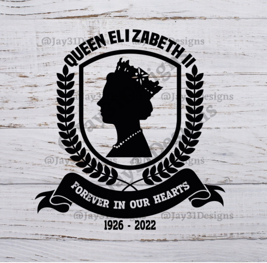Her Majesty Svg, Queen Elizabeth II Emblem 1926-2022 SVG PNG ...