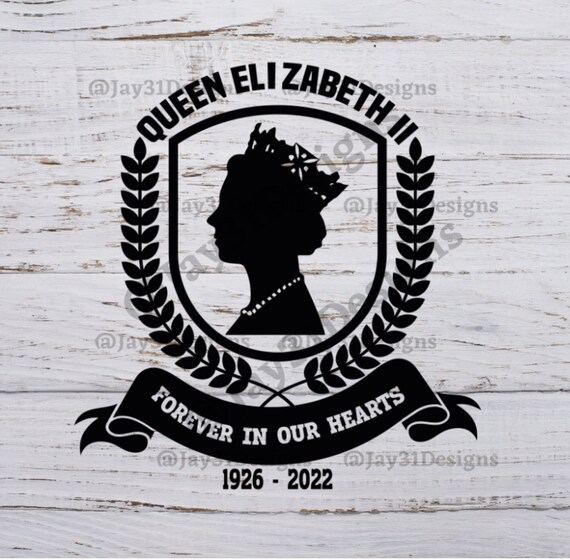 Her Majesty Svg Queen Elizabeth II Emblem 1926-2022 SVG PNG - Etsy