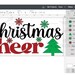 Christmas Cheer Svg, Holiday Cheer Svg, Snowflake SVG, Christmas SVG ...