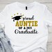 Proud Auntie of a 2024 Graduate Svg, Proud Auntie of a 2023 Graduate ...