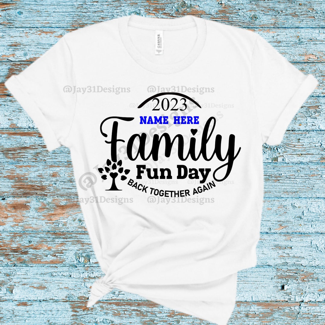 Family Fun Day Svg Back Together Again Svg Reunion Svg - Etsy