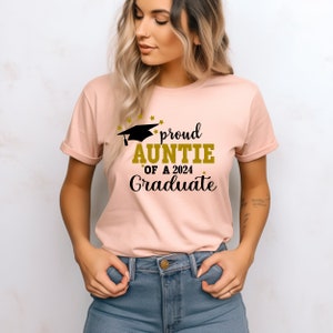 Proud Auntie of a 2024 Graduate Svg, Proud Auntie of a 2023 Graduate ...