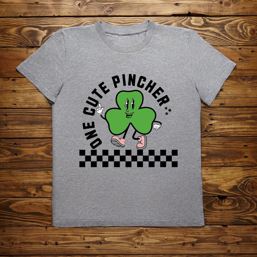 One Cute Pincher Svg, Too Cute to Pinch SVG, Shamrock Svg, Clover, Girl ...