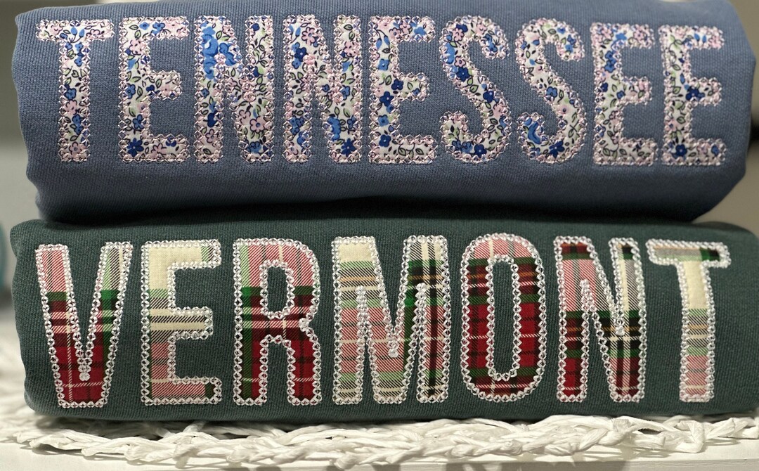 Custom Applique Crewneck Sweatshirt Comfort Colors - Etsy