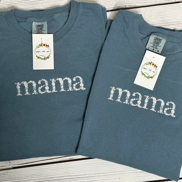 Embroidered Tee - Etsy