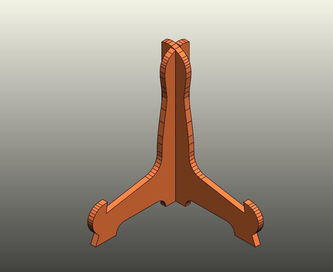 Laser-cut Easel, 5 Sizes in 3mm, .svg, Plate Stand, Photo Frame, Laser ...