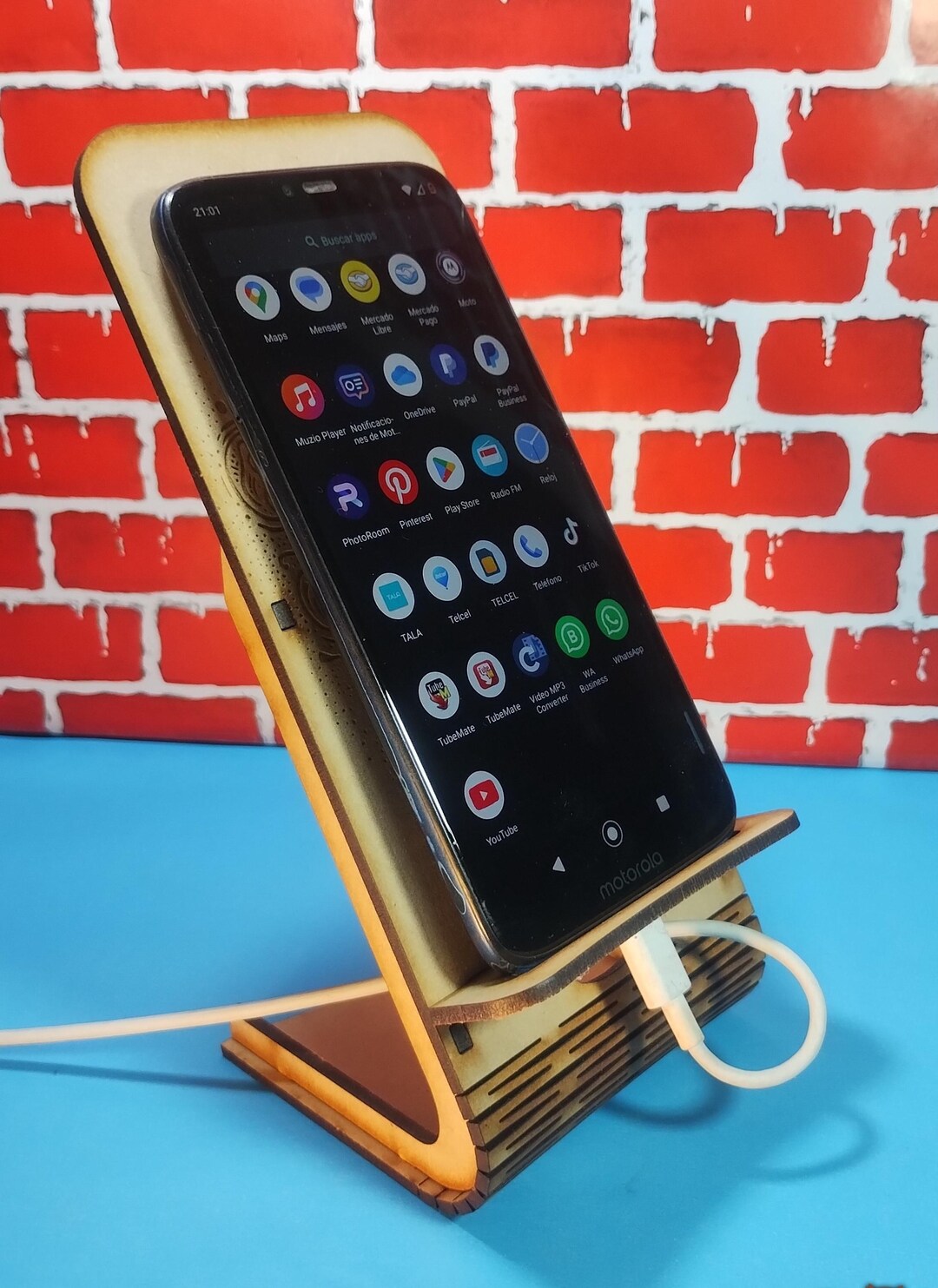 Minimalist Phone Holder, Digital Download SVG Format 3mm - Mobile Phone ...