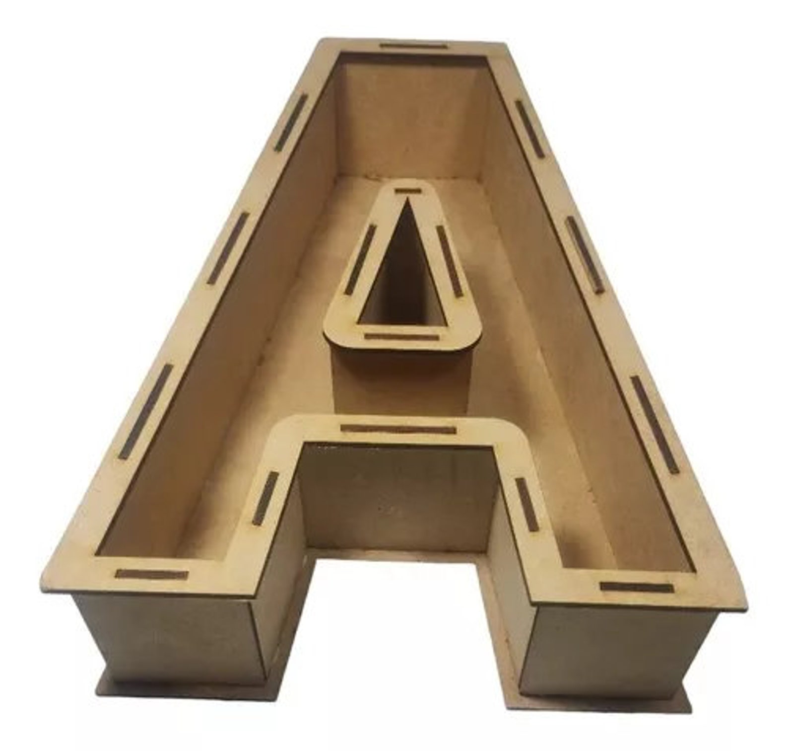 Vectores de las letras de la A a la Z en 3mm, caja abecedario, caja ...