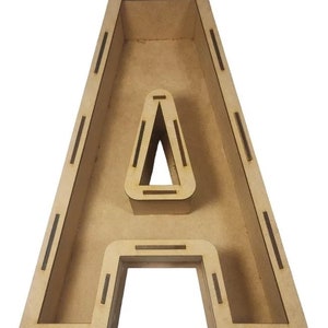 Alphabet A - Z and Digits 0 - 9, 3d Boxes, Candy Boxes, Laser Cutting ...