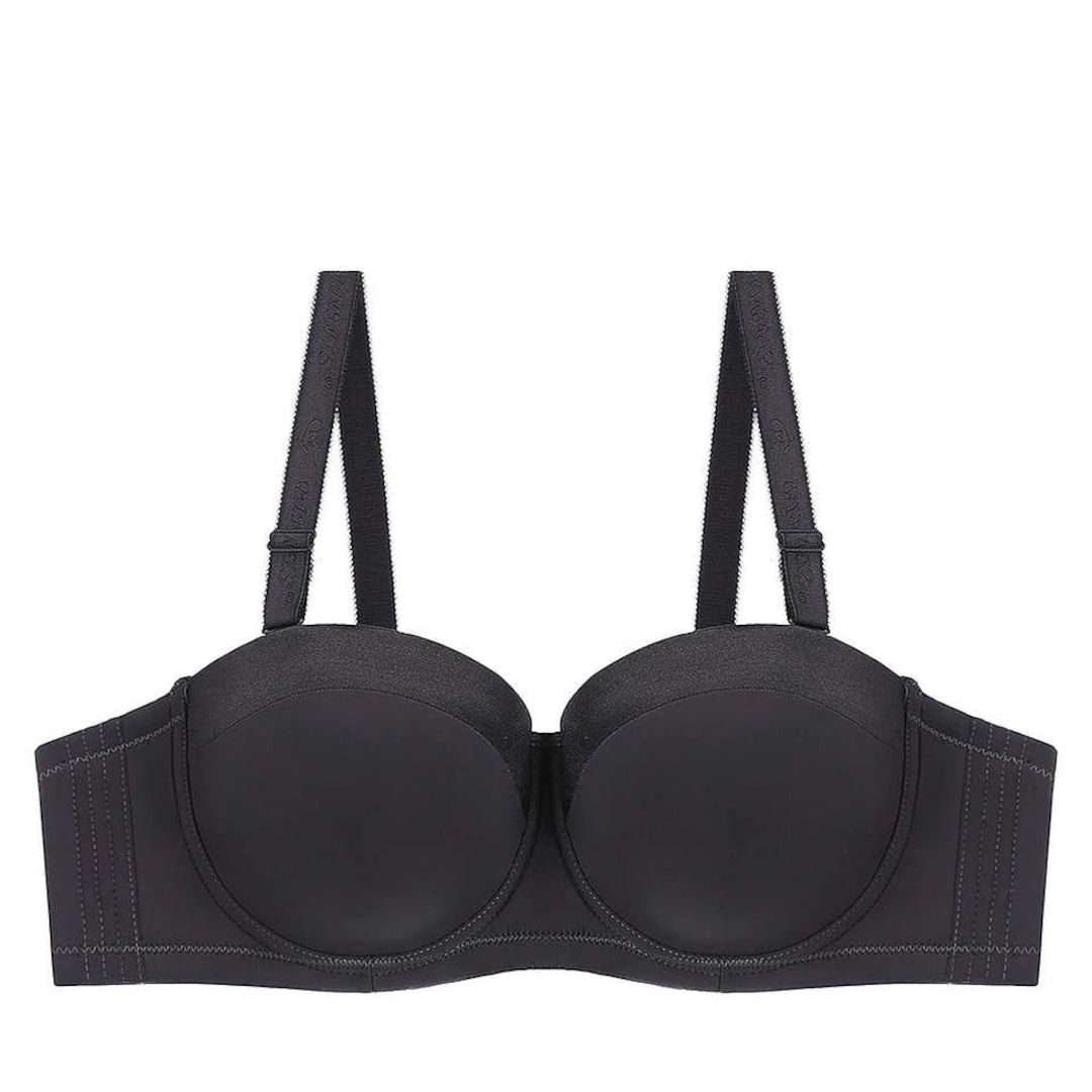 Women Seamless Half Cup Bra Underwire Support, Three Quarters Cup, Sexy ...
