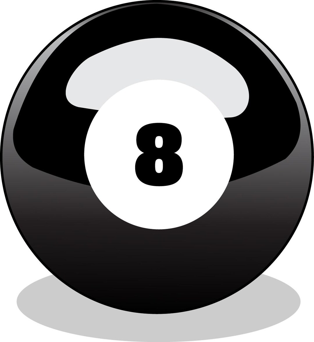 8 Ball Billiard SVG | Vector Files for Cricut and Silhouette | 8 Ball ...