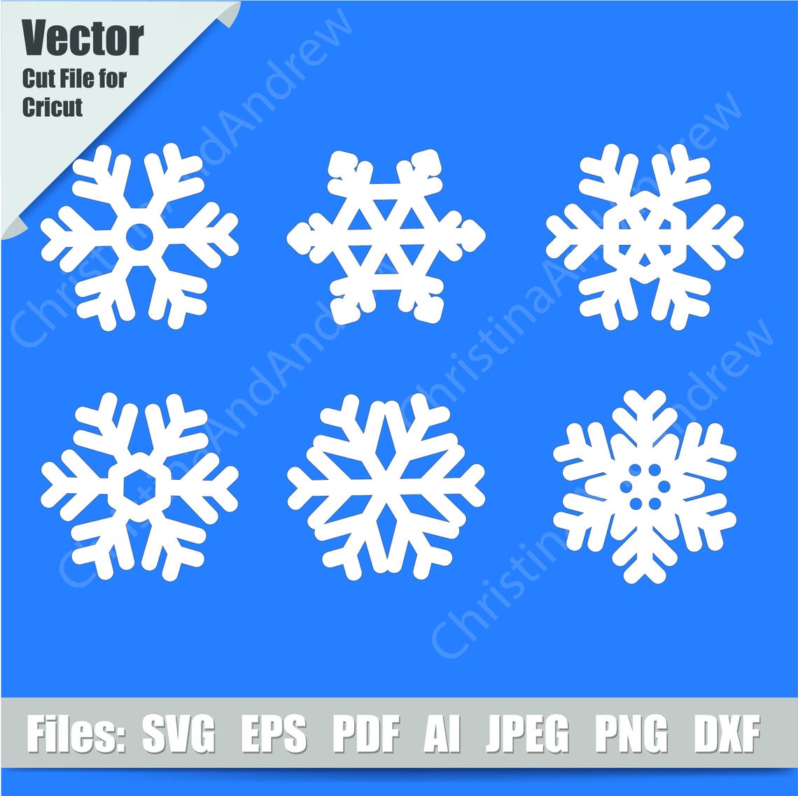 Snowflakes SVG Bundle, Christmas Winter Cut Files (digital Download) - Etsy
