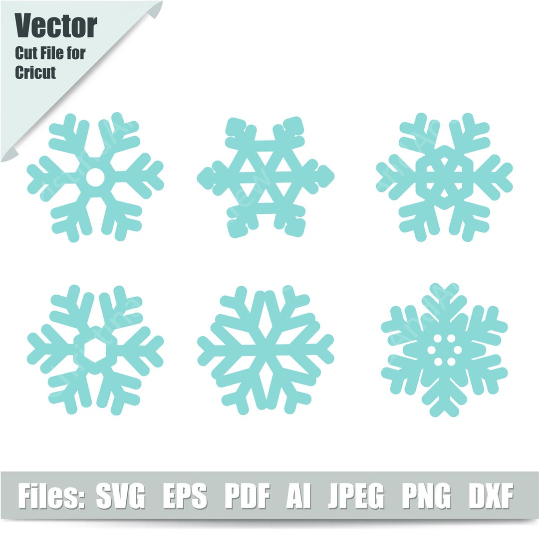 Snowflakes SVG Bundle, Snowflakes SVG, Winter SVG, Snowflake Png ...