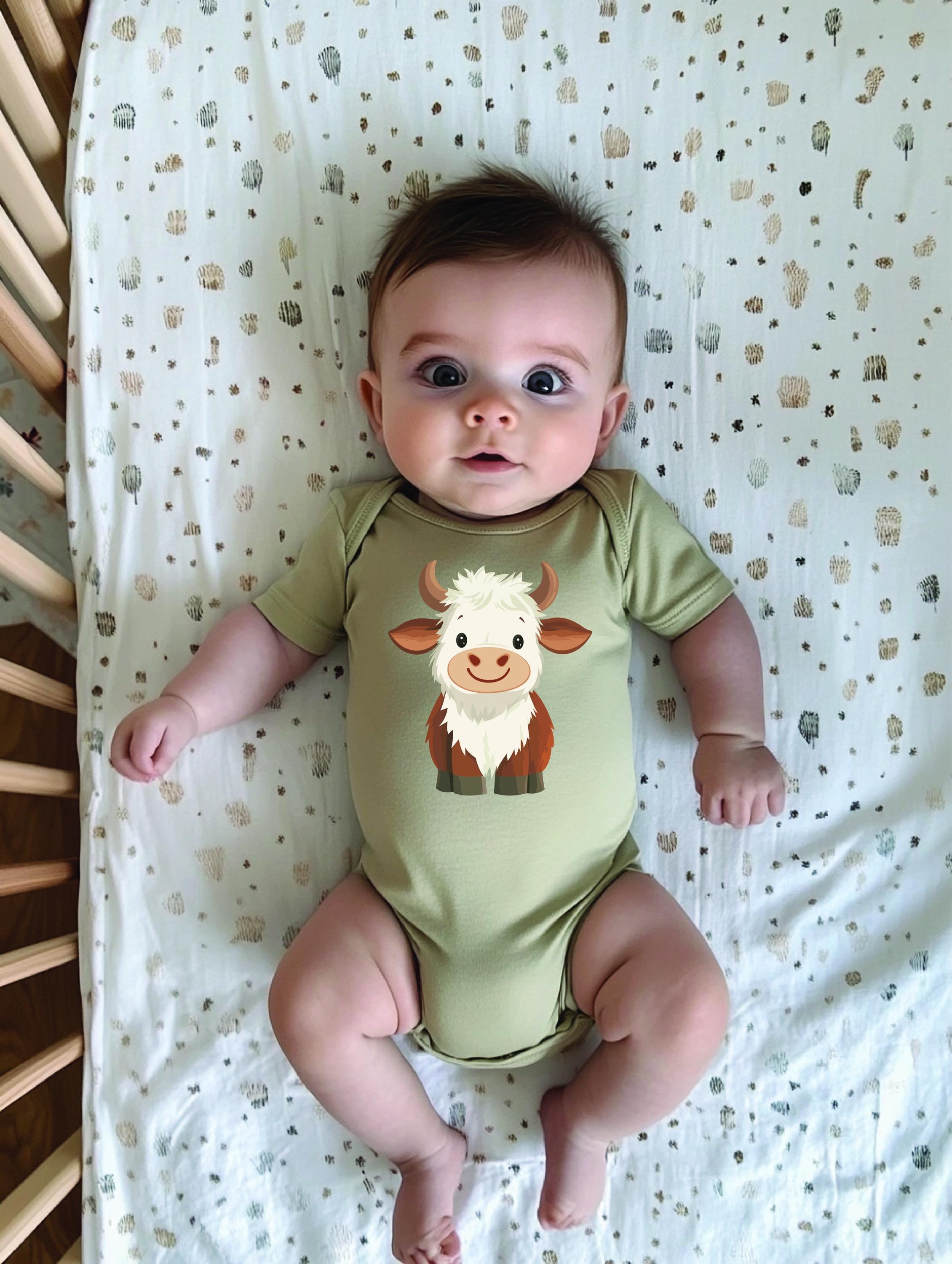 Cute Baby Ox Clipart | Musk Ox SVG PNG Dxf AI Pdf Jpeg Eps | Nursery ...