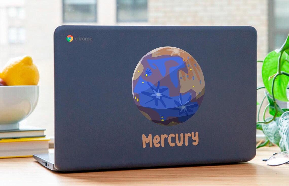 Planet Mercury SVG, Mercury DXF, Educational Nursery Art Digital File ...