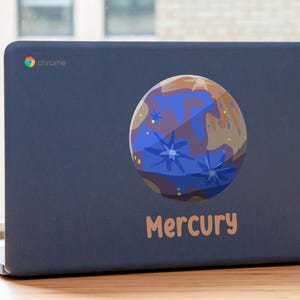 Planet Mercury SVG, Mercury DXF, Educational Nursery Art Digital File ...