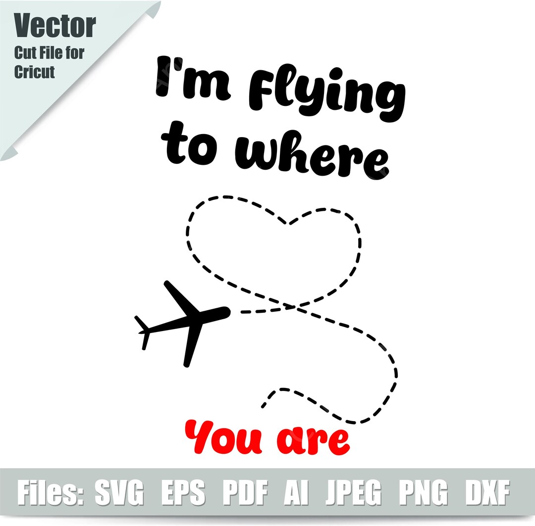 Airplane Svg, Plane Route Svg, Dashed Lines Love Trip, Love Airplane ...