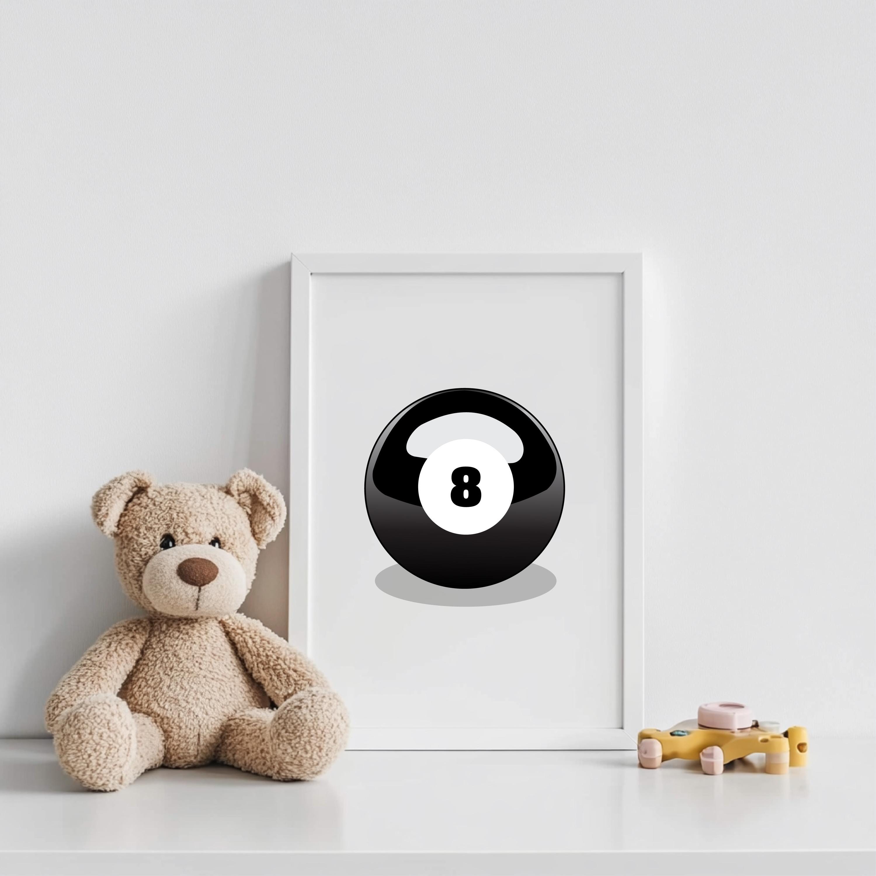 8 Ball Billiard SVG | Vector Files for Cricut and Silhouette | 8 Ball ...