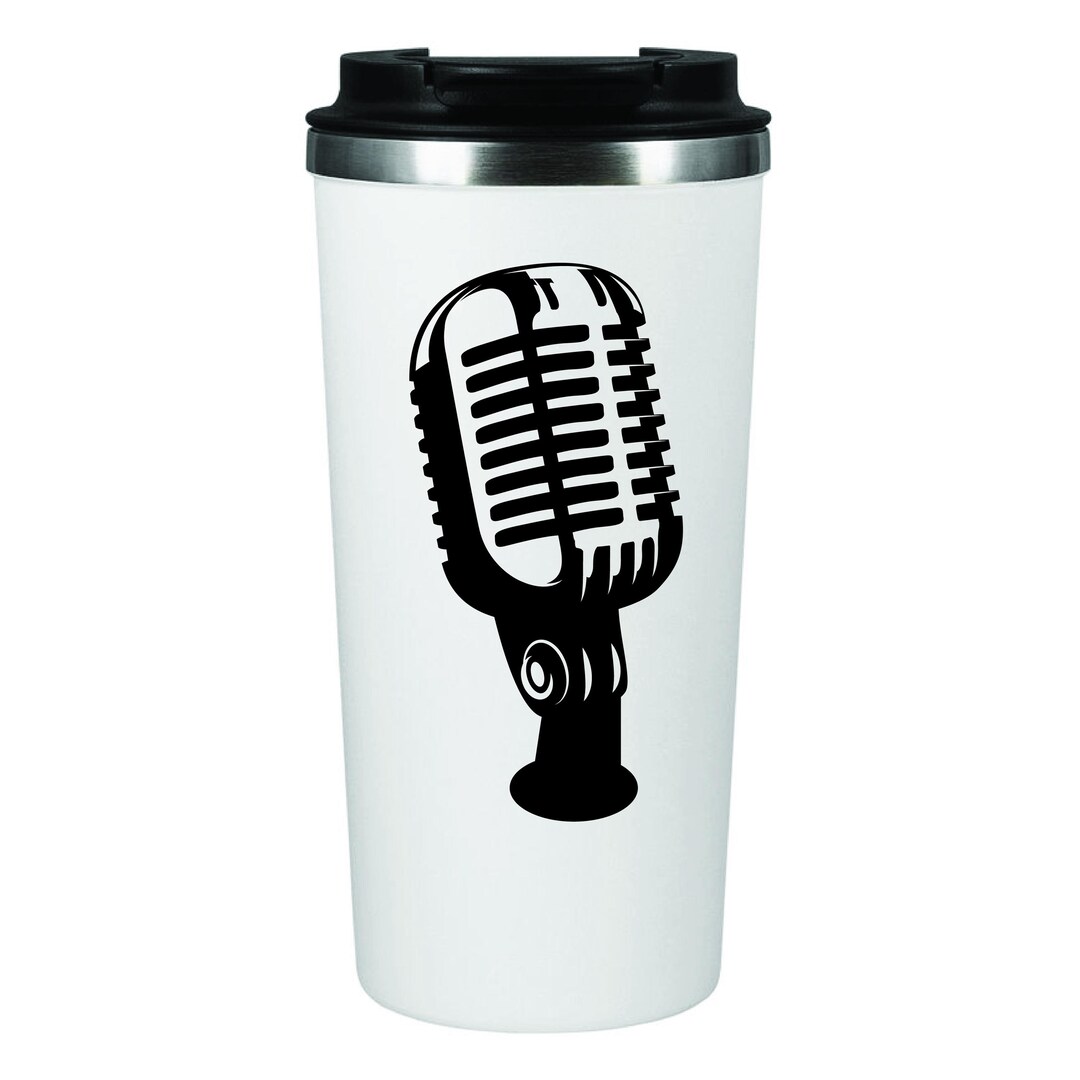 Vintage Microphone SVG, Png Cut File, Microphone Digital Download SVG ...