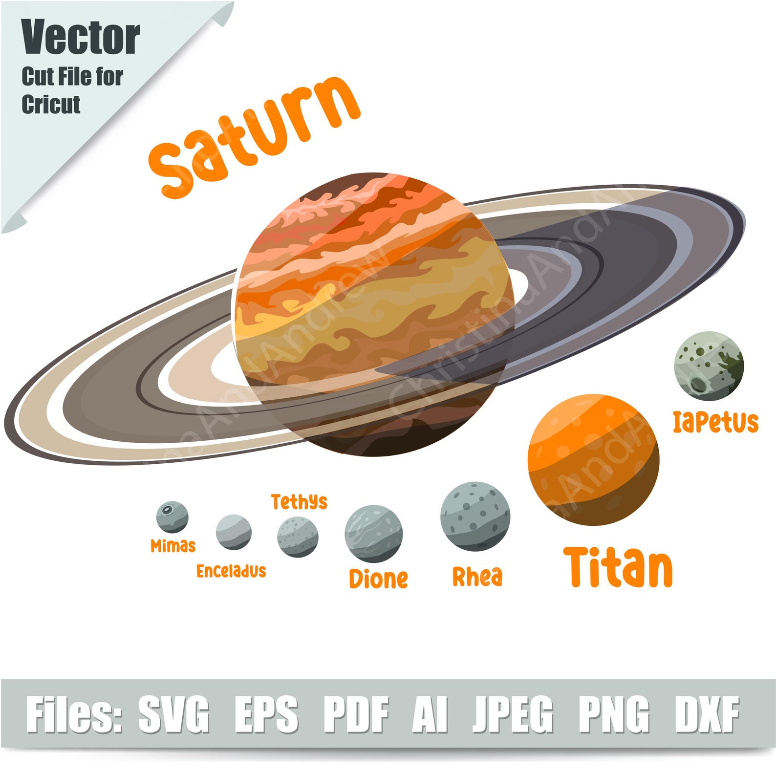 Saturn SVG, Layered Saturn SVG, Planet SVG, Svg Planet, Space Svg, Cut ...
