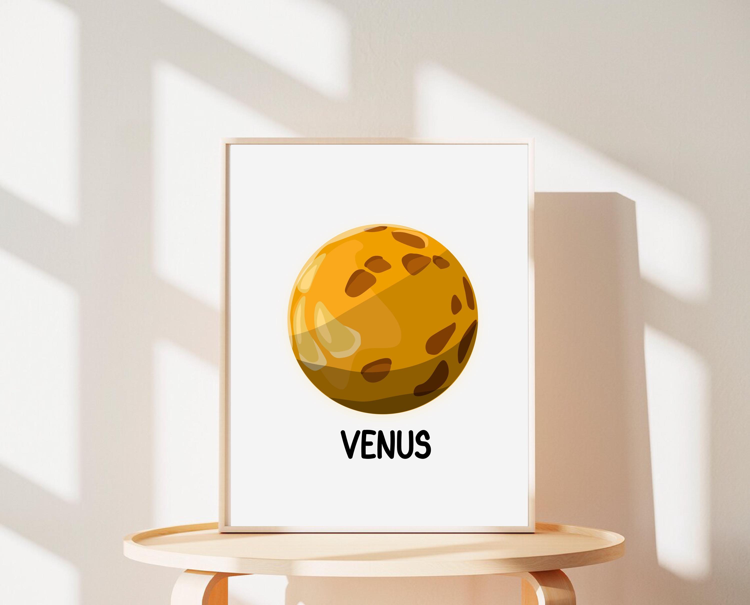 Venus Svg, Venus Planet SVG, Outer Space Png, Art for Nursery, Venus ...