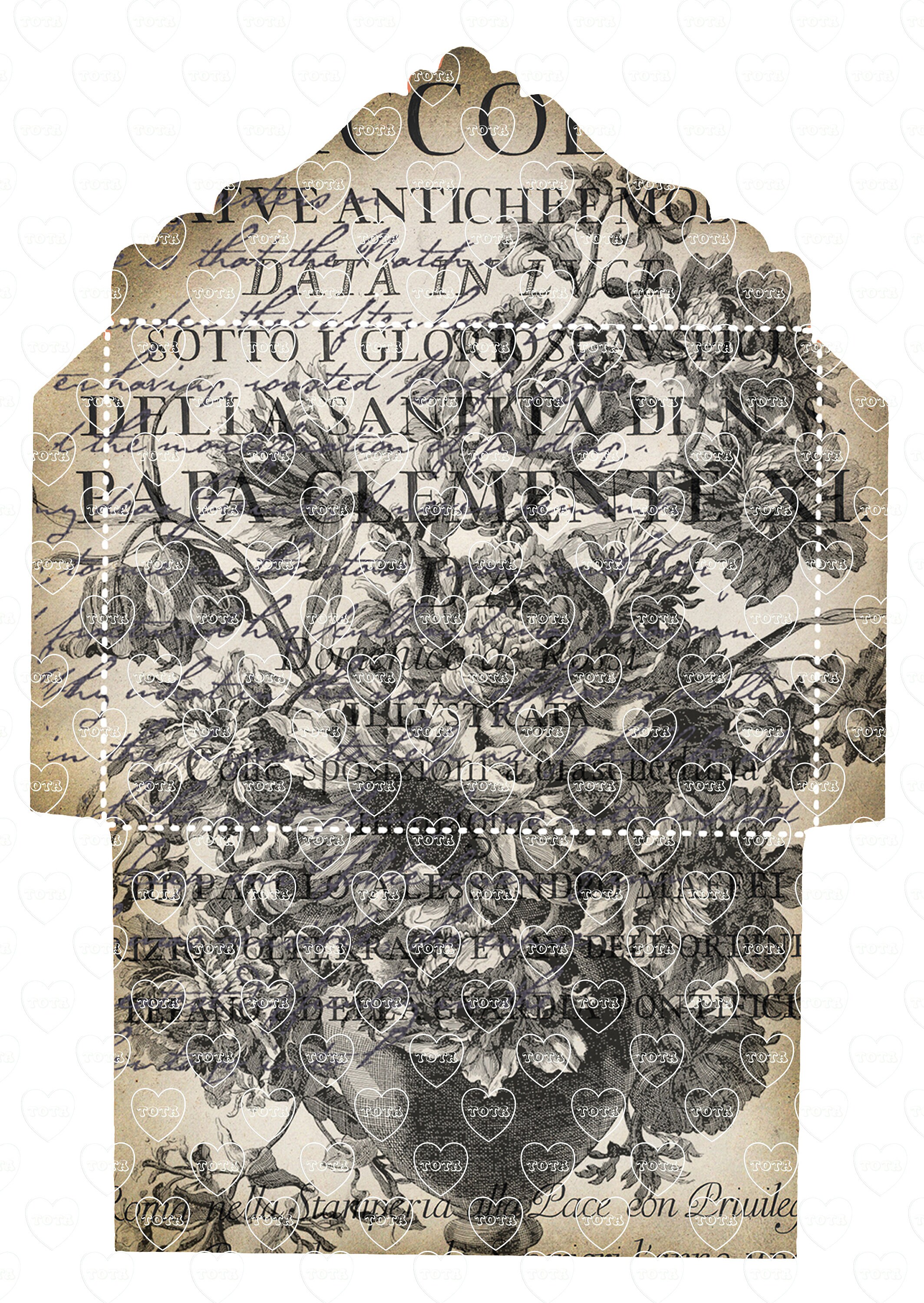 Flower Garden 6 Lg and 6 Sm Envelopes Printable Letters - Etsy