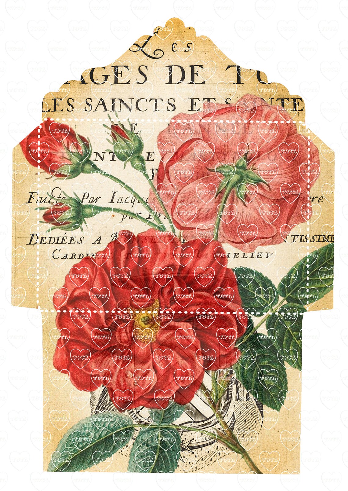 Flower Garden 6 Lg and 6 Sm Envelopes Printable Letters - Etsy