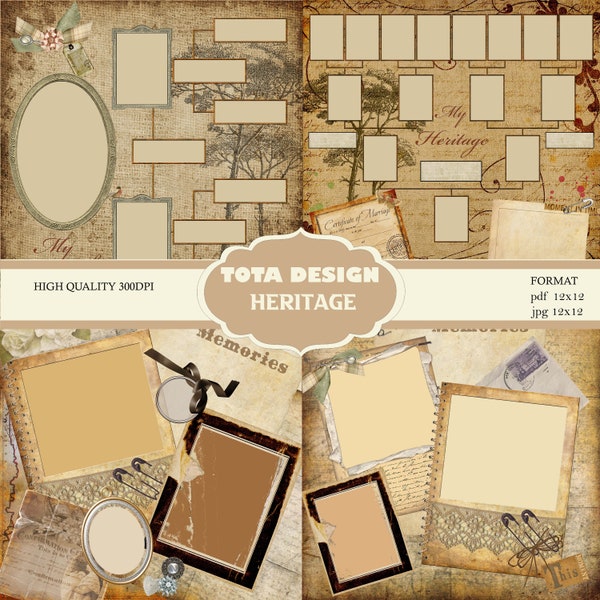 Heritage Scrapbook - Etsy