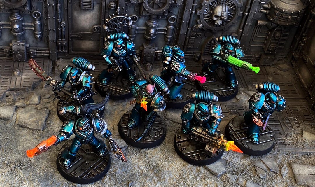 Custom Legionaries Kill Team Alpha Legion Warhammer 40,000 40k Chaos ...