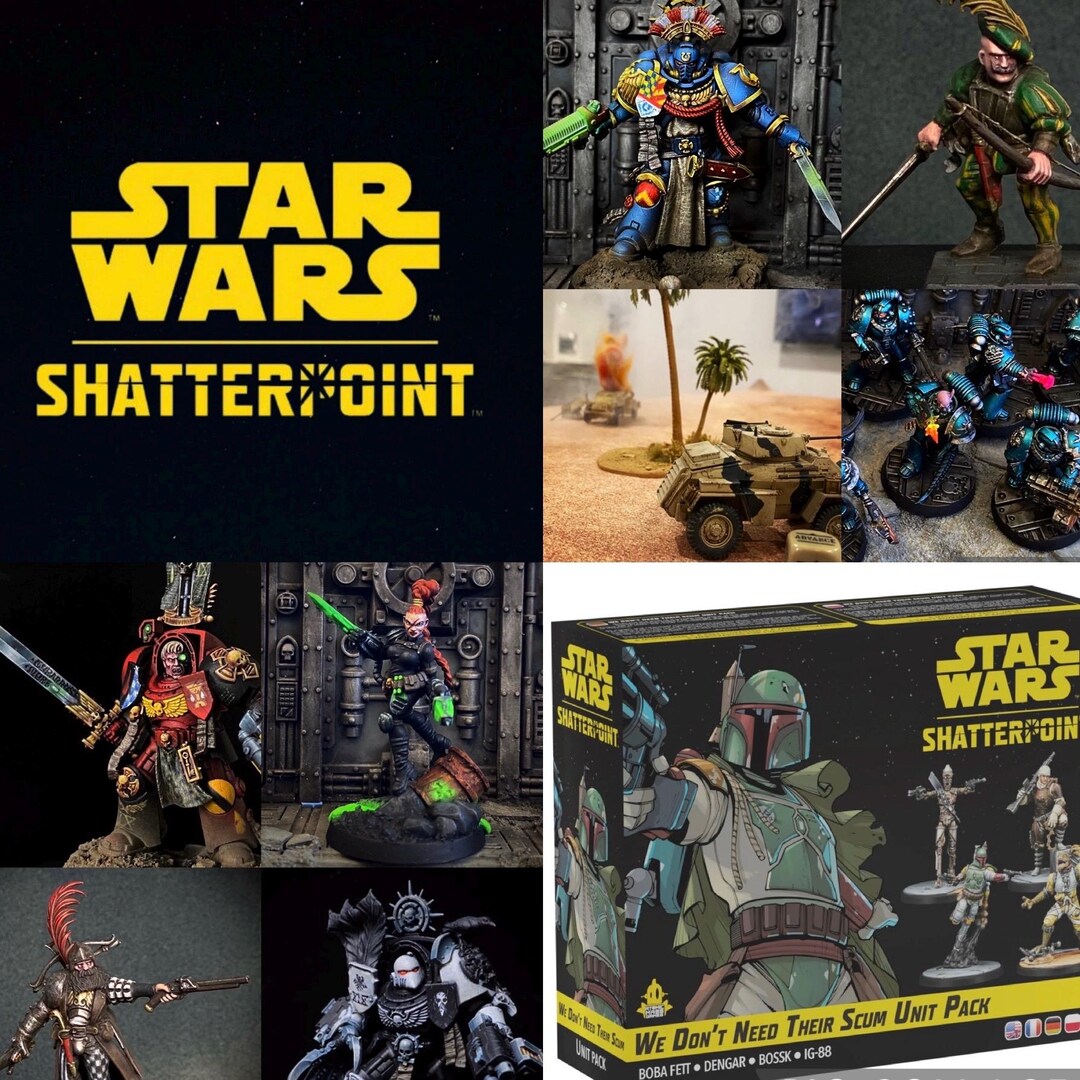 COMMISSION Star Wars Shatterpoint Squad Packs - Painted - Etsy