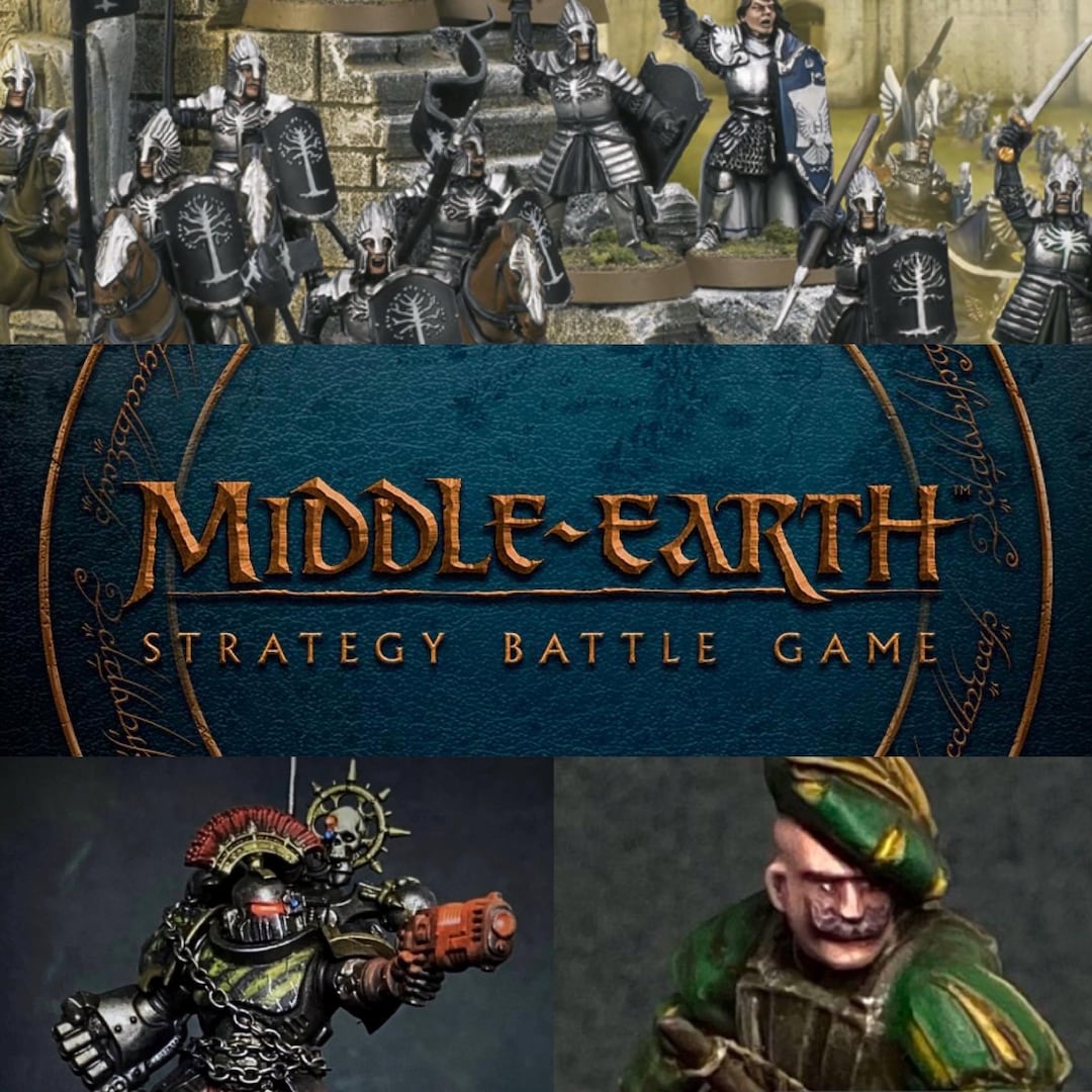 Minas Tirith Painted Army Builder - *COMMISSION* - Warhammer MESBG Lord ...