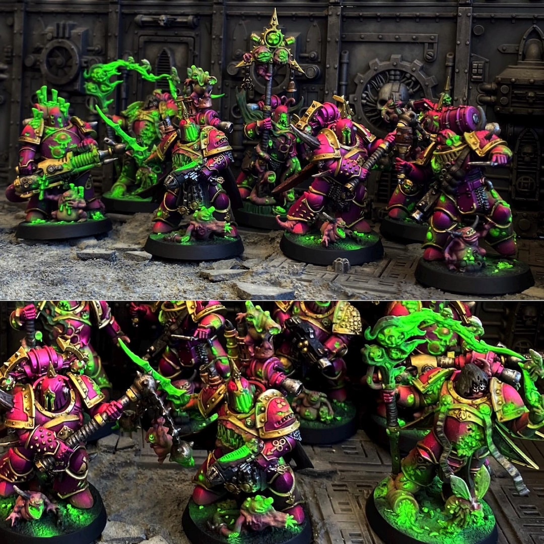Plague Marine Kill Team Death Guard Emperors Children Warhammer 40,000 40k Chaos Space Marines ...