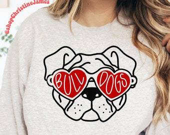 Bulldog Heat Press Transfer Bulldogs Mascot HTV Transfer - Etsy