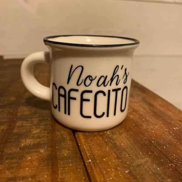 Mini Cafecito Mug customizable for Colada or Espresso - Etsy