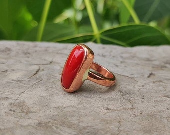Moonga Copper Ring - Etsy