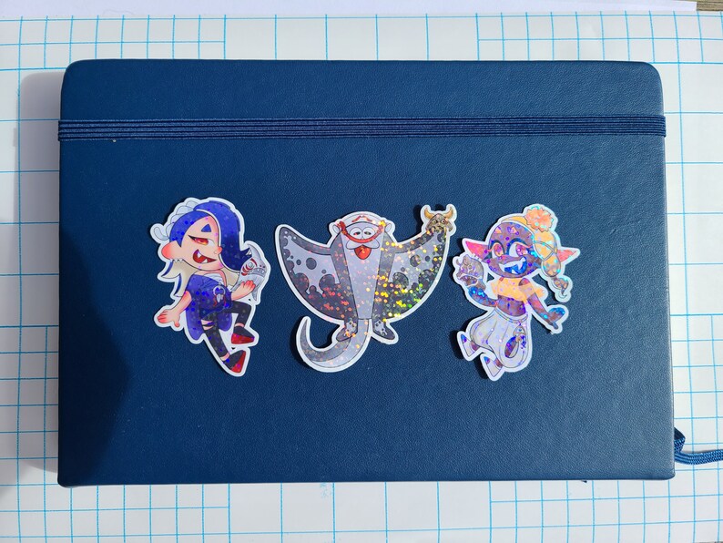 Deep Cut Holographic Stickers Splatoon 3 - Etsy