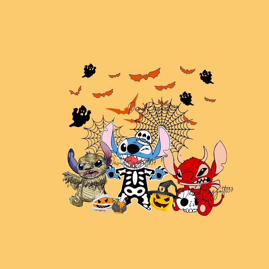 Stitch Halloween PNG, Stitch Horror Png, Lilo and Stitch Png, Stitch ...
