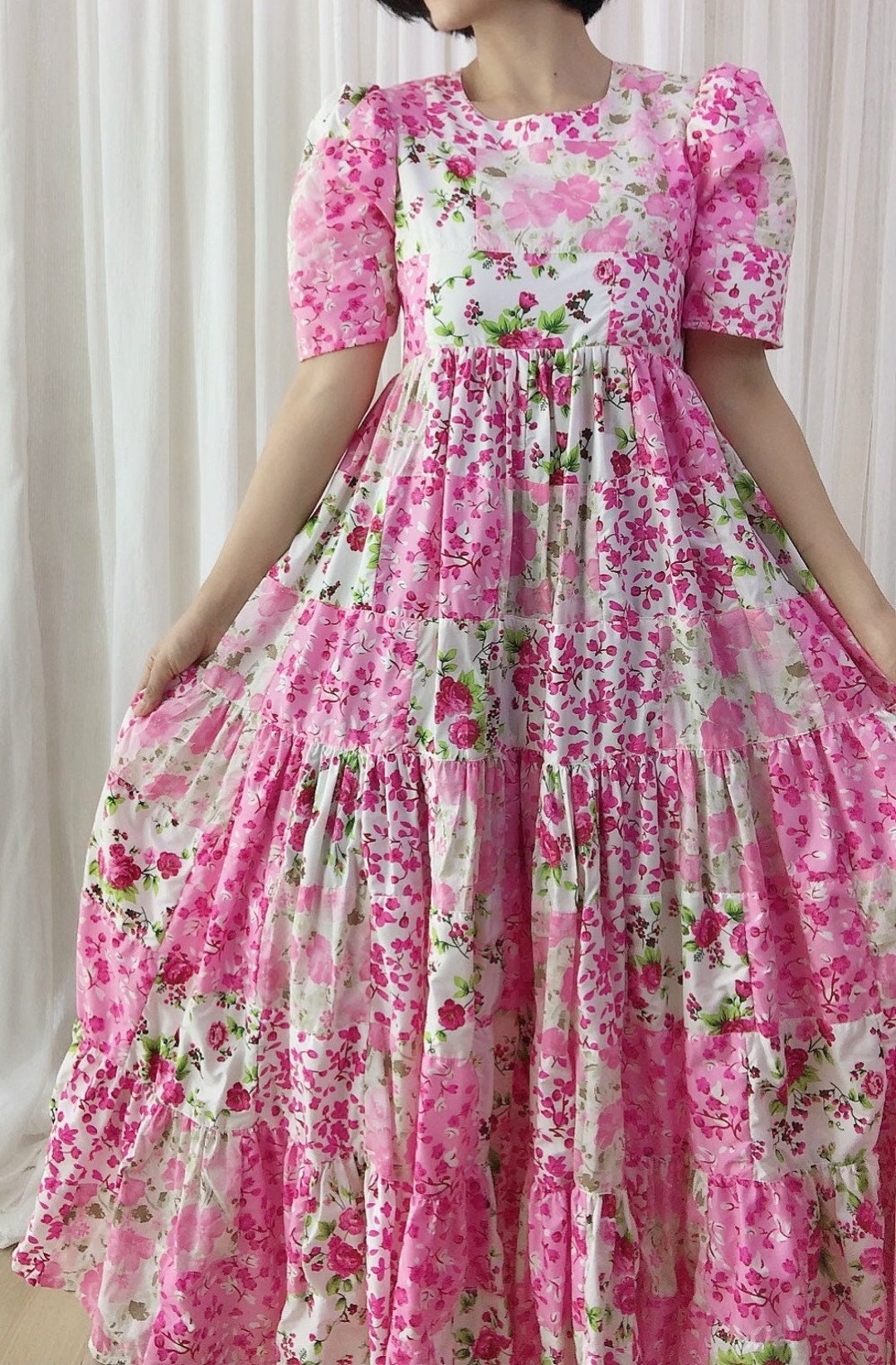 Baby Pink Flower Patchwork Doll Handmade - Etsy