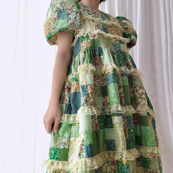 Patchwork Dress - Etsy