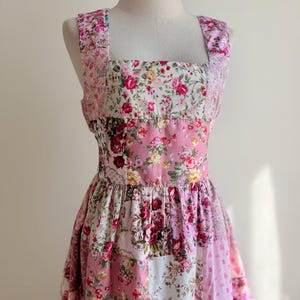 Handmade Floral Patchwork Maxi Dress – One-of-a-kind Babydoll Gown - Etsy