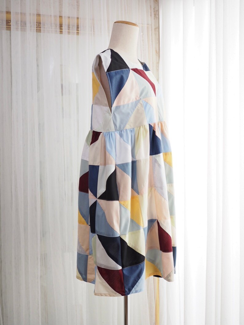 Patchwork Dress - Unique Womens Clothing - Etsy