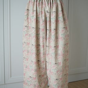Cat Print Cotton Balloon Pant Set: Doll Sleeve Shirt - Etsy