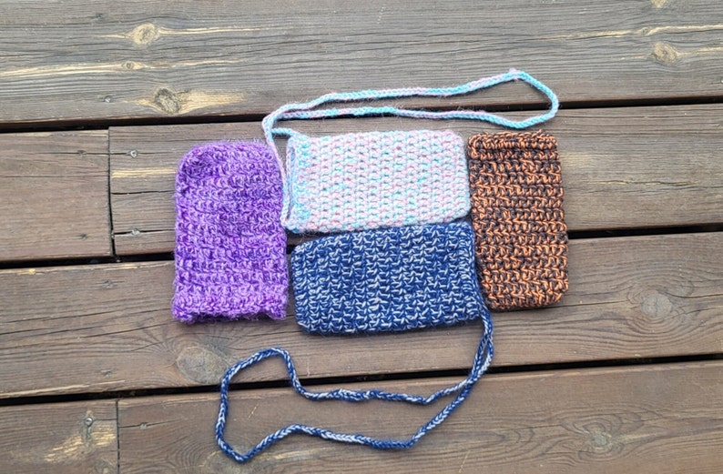 Tiny Pocket Crocheted Cellphone Edition - Phone Sock Phone Bag - Etsy