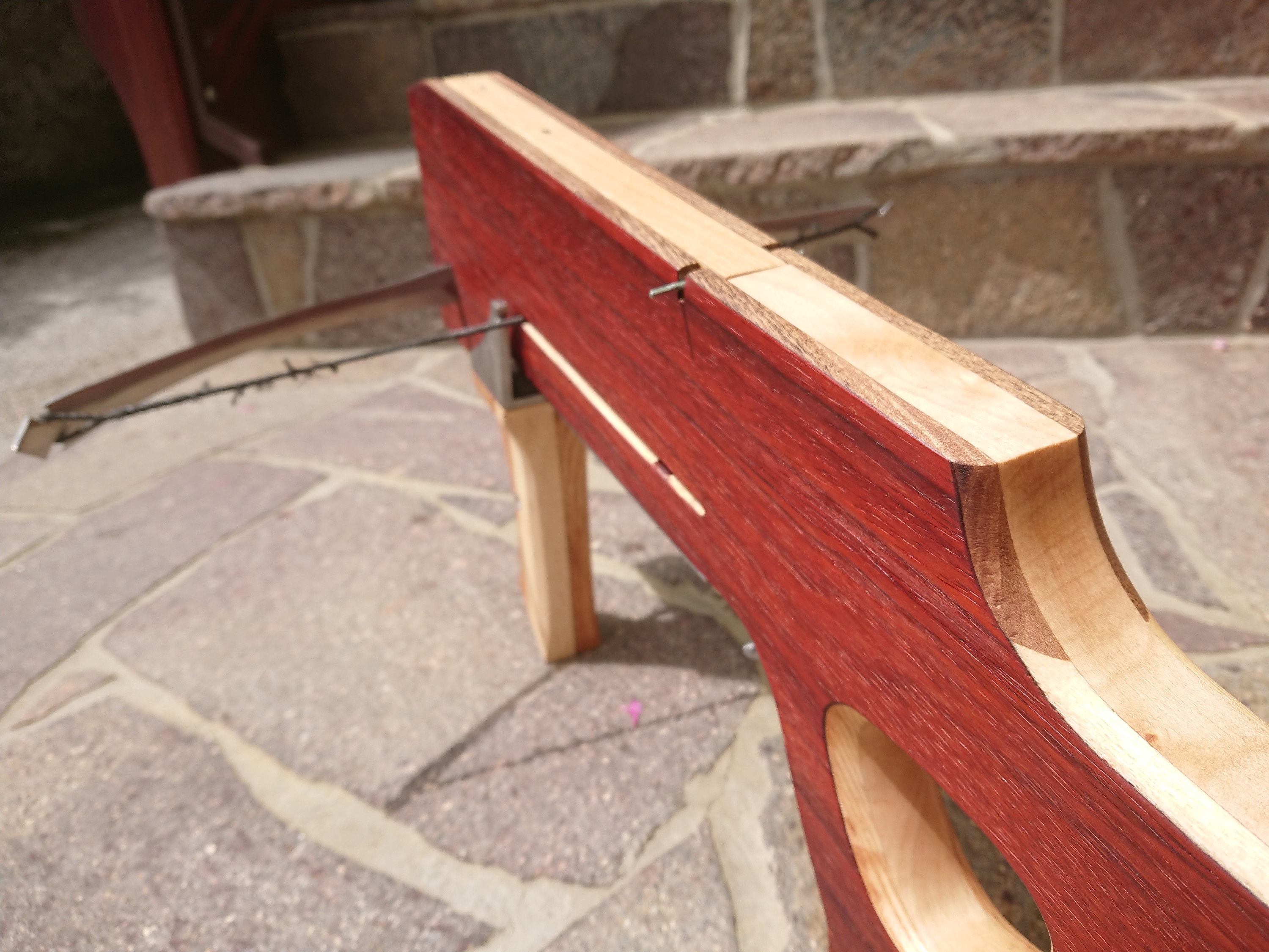 Crossbow Repeatable Pump Action / Full Wood Ash Red Heart - Etsy