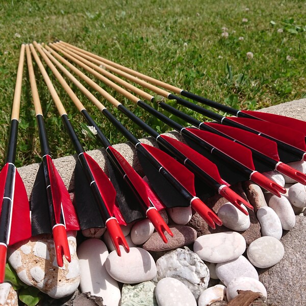 Wooden Medieval Arrows - Etsy