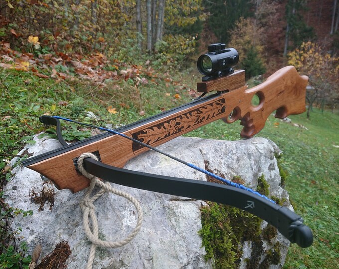 Crossbow Full Wood/ Oak for Practice/display - Etsy