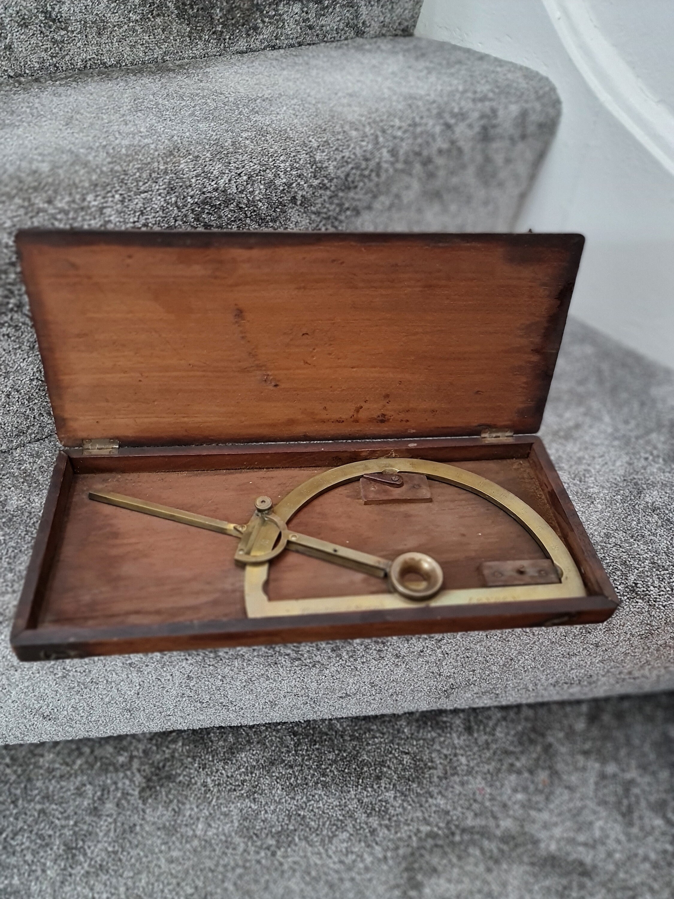 A 19th Century Semi-circular Brass Protractor - Etsy