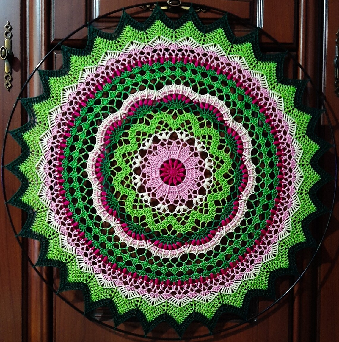 ORCHID Crochet Mandala - Pdf Pattern (only Charts/diagram) - Etsy