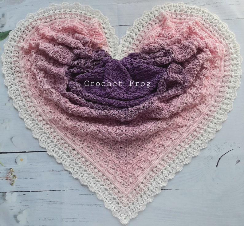 MILAGROS Crochet Shawl - PDF Pattern (charts/diagram) - Etsy